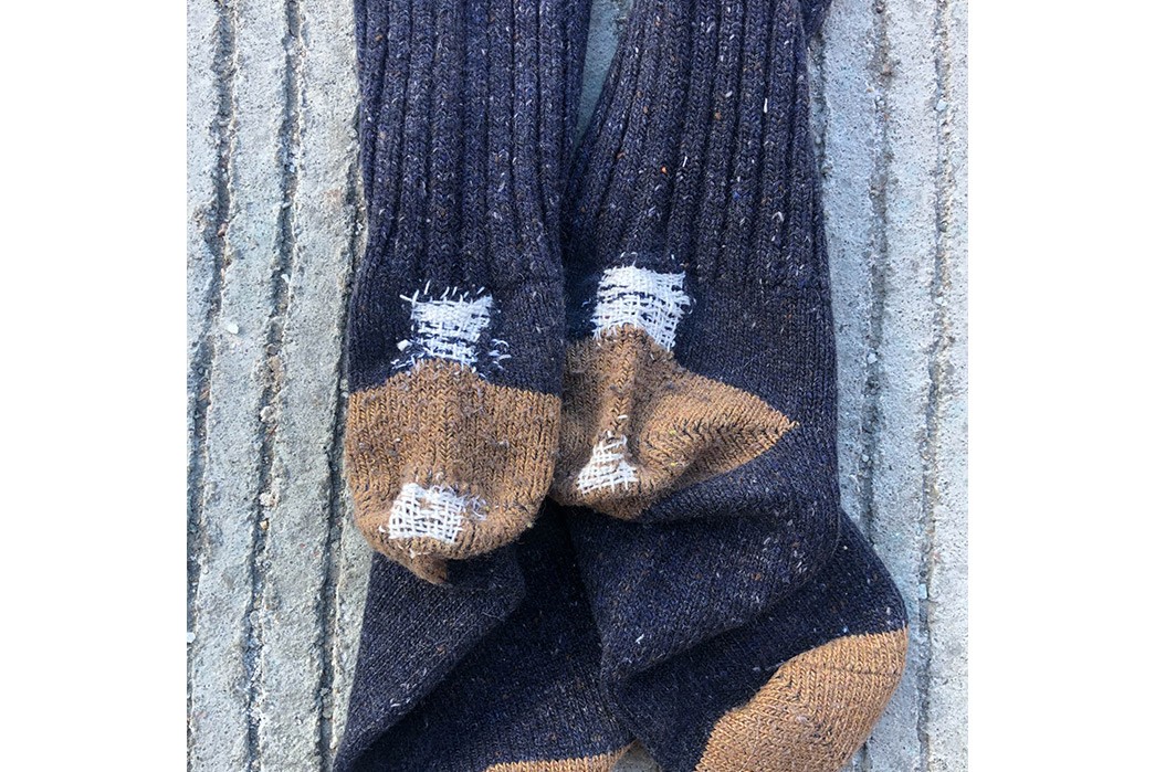 How to Hand Darn Socks
